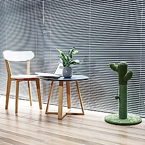 PetnPurr Cactus Cat Scratcher – Protect Your Furniture with Our Natural Sisal Cat Scratching Post with Teaser Ball Cat Toy