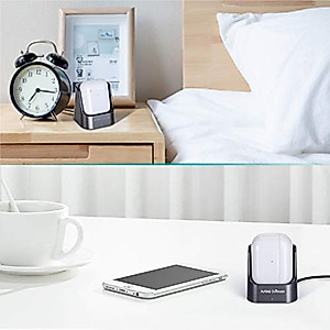 AirPod Charger, Wireless Charger for AirPods 3/2 and AirPods Pro, Groove Design and Anti-Slip Protection, Wireless AirPod Charger, AirPod Pro Charger Compatible with AirPods Pro Charging case -Gray