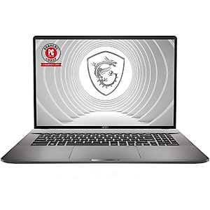 MSI CreatorPro Z17 HX Studio Laptop: Intel Core i9-13950HX, RTX 3000 ADA, 17" QHD+ 165Hz Touch Panel, 32GB DDR5, 1TB NVMe SSD, Thunderbolt 4, Win 11 Pro: Lunar Gray A13VKT-077US