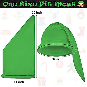 2 Pieces Halloween Dwarf Hats Dwarf Costume Hats Gnome Hats Christmas Funny Fairy Tale Costumes Party Hats for Adults and Kids