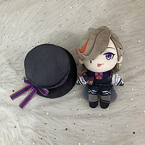 SSJTBEZX Genshin Lyney Plush Toys Doll Lovely Pillow Christmas New Year Birthday for Kids Gifts Soft Doll 23 cm/9.0 inch