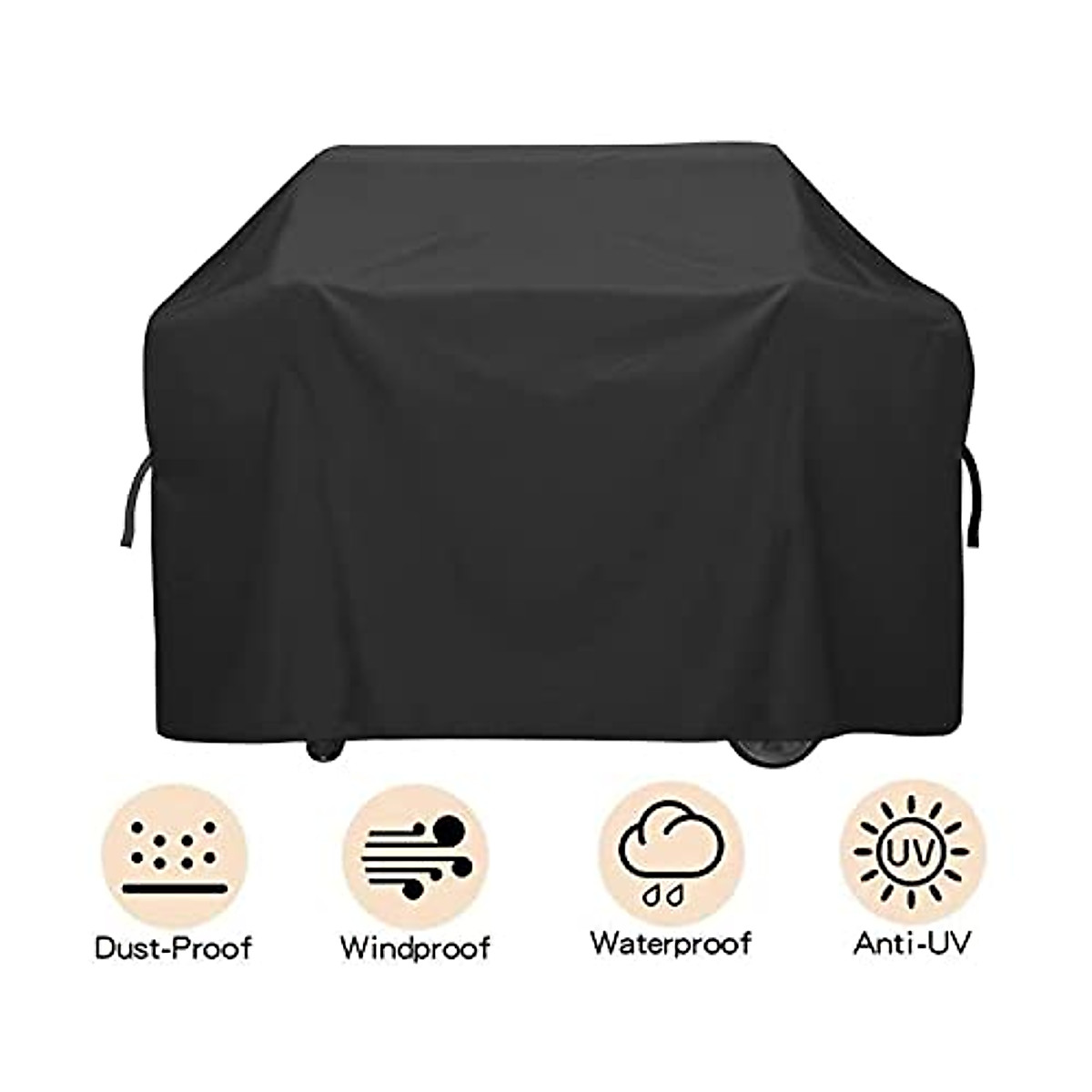 Blackhoso Grill Cover for Blackstone 28" Griddle 5483 600D Heavy-Duty Weather Resistant Grill Cover Blackstone with Hood