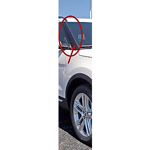 Front Windshield-Outer Pillar Windshield Trim Molding Passenger R/H Side Only Compatible with Ford Explorer 2011-2019 Models