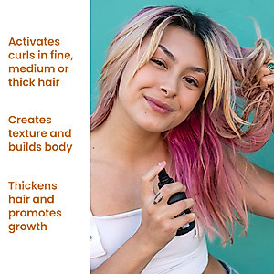 Vicious Curl Curlicure Therapy Mist – Leave in Conditioner Spray/Hair Moisturizer for Curly Hair – Anti Frizz Spray – Treatment Hair Spray (4 oz)