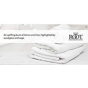 Root Candles Scented Candles Honeycomb Veriglass Premium Handcrafted Beeswax Blend Candle, Small, Crisp Linen Sky