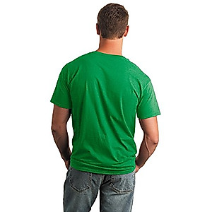 Gildan Adult Softstyle Cotton T-Shirt, Style G64000, Multipack, Heather Irish Green (2-Pack), Medium