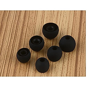 GSHLLO 36 PCS Silicone Earbuds Covers Caps Ear Tips Eartips Replacement Earpads for Ear Headphones