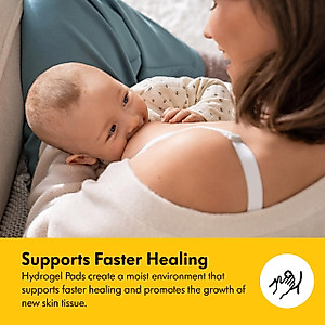 Medela Soothing Gel Pads for Breastfeeding, 4 Count Pack, Tender Care HydroGel Reusable Pads, Cooling Relief for Sore Nipples from Pumping or Nursing