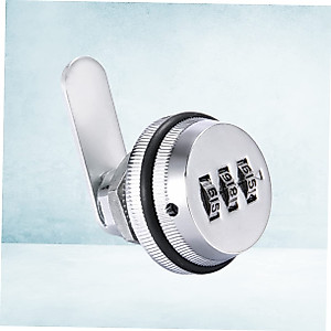Uonlytech 2pcs Password Mailbox with Lock Cupboard Lock 3-dial Code Camlock Code Combination Lock Mailbox Lock Cam Lock for Cabinet Mailbox Cam Lock Code Lock Mechanical Security Door