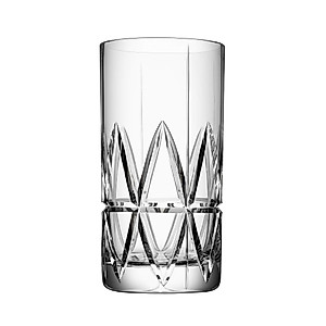Orrefors Peak Highball Glass, Set of 4, Clear