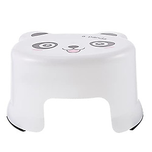 Gadpiparty Step Stool for , Toddler Plastic Potty Step Stool, Bathroom Kitchen Non Slip Step Stool, Toilet Potty Training Step Stool for Baby Toddlers (White)