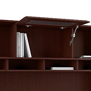 Bush Furniture Cabot 60W Hutch, Harvest Cherry