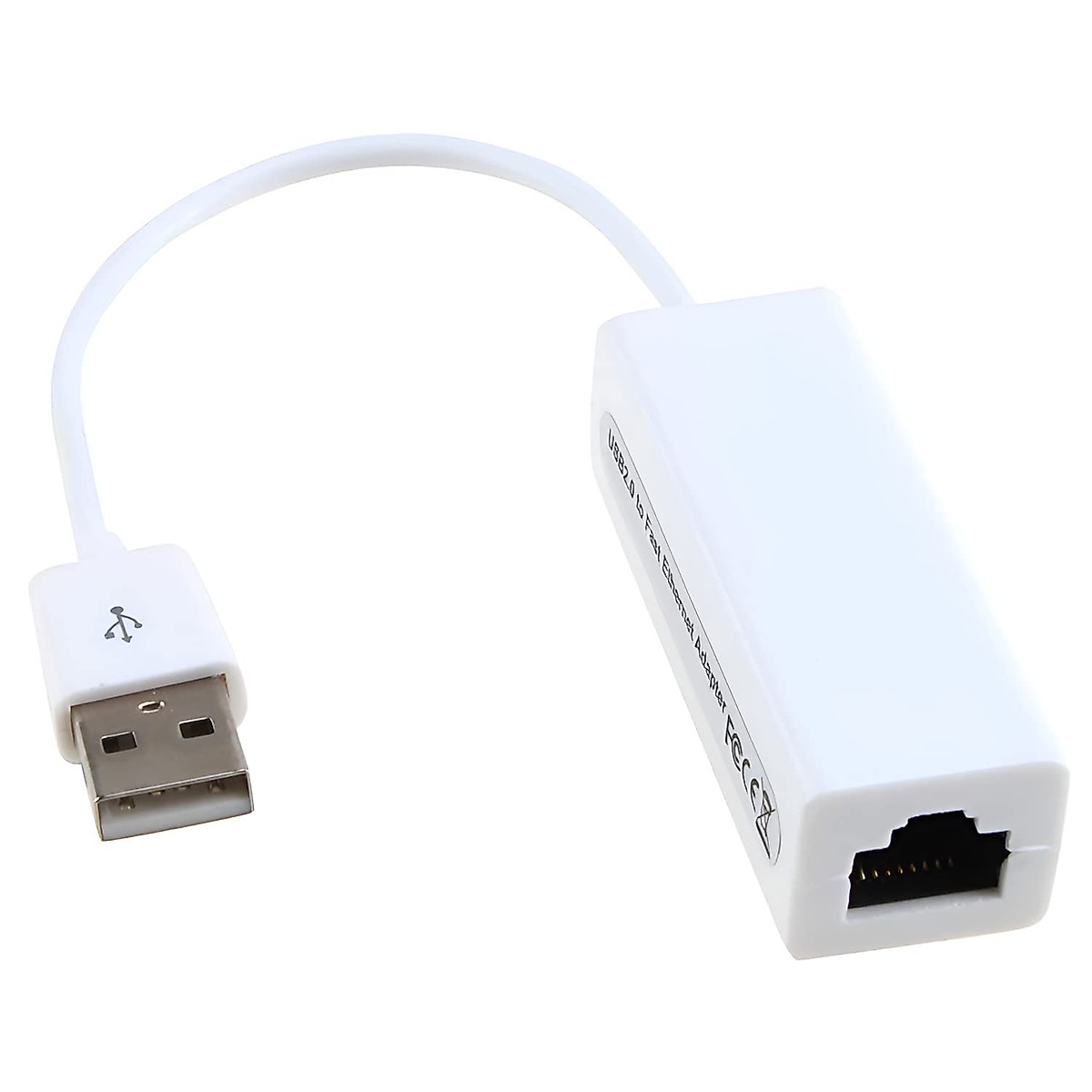 JacobsParts USB 2.0 Ethernet Network Adapter 100Mbps Wired LAN for Windows and Linux