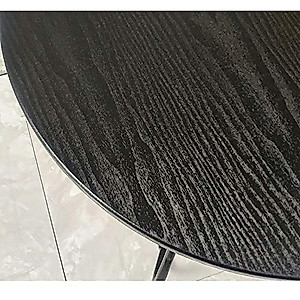 LIRUXUN Iron Small Round Table Sofa Side Table Minimalist Leisure Balcony Mini Coffee Table (Color : E)