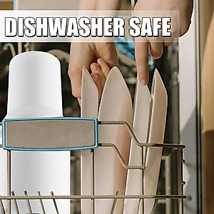 Xereizo 40 oz Tumbler with Handle and Straw, Leak Proof Stainless Steel Insulated Travel Coffee Tumbler Cups Lid and Straw, Iced for 40 Hours Cupholder Friendly Water Bottle Mug, Frost, White