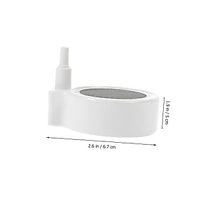 balacoo Nano Air Stone Aquarium Oxygen Aerator Bubble Diffuser Aquarium Accessories Co2 Regulator Round Air Wall Round Fish Tank Fish Tank Supply Aeration Pump Nano Material Hydroponics