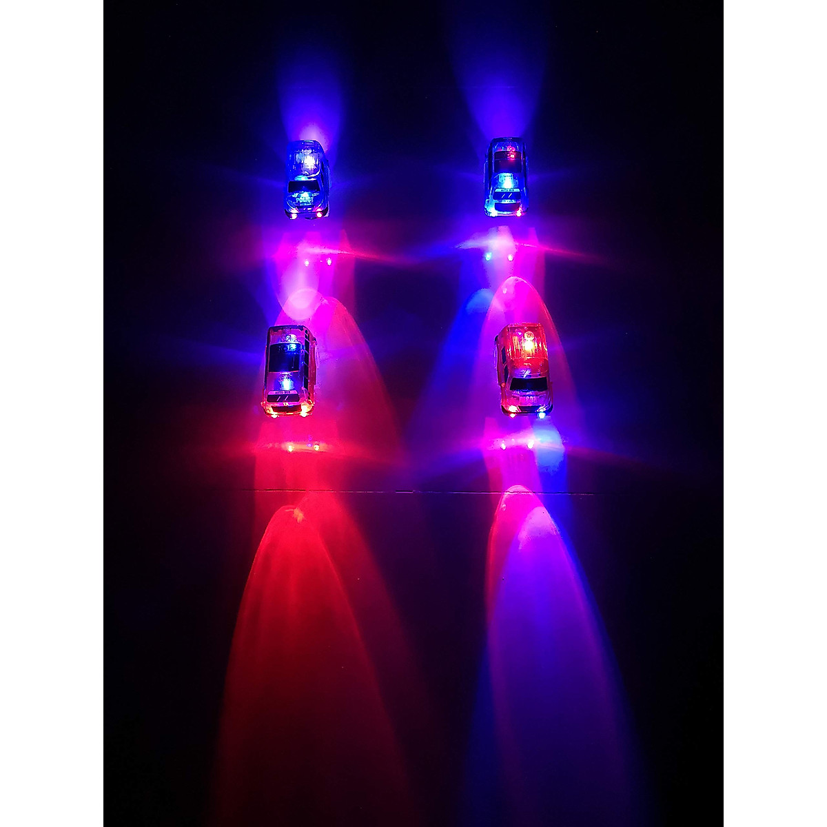 Track Cars Compatible with Magic Tracks and Neo Tracks Light Up Racing Track Accessories with 5 Flashing LED Lights Glow in The Dark Best toys for Boys and Girls ( 3 Pack )