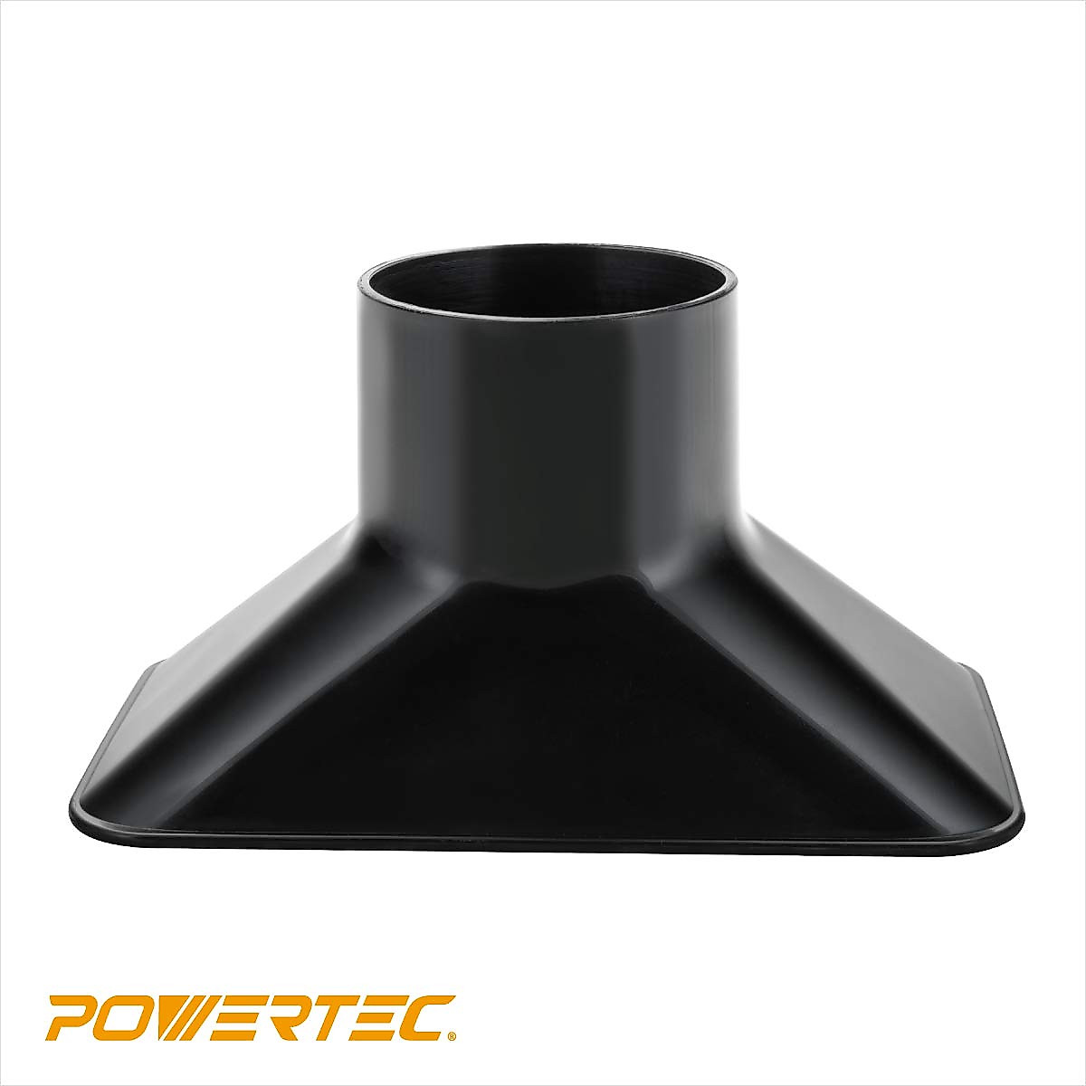 POWERTEC 70204 Dust Collection Rectangular Hood Nozzle for 2-1/2” Dust Collection Hose Fittings