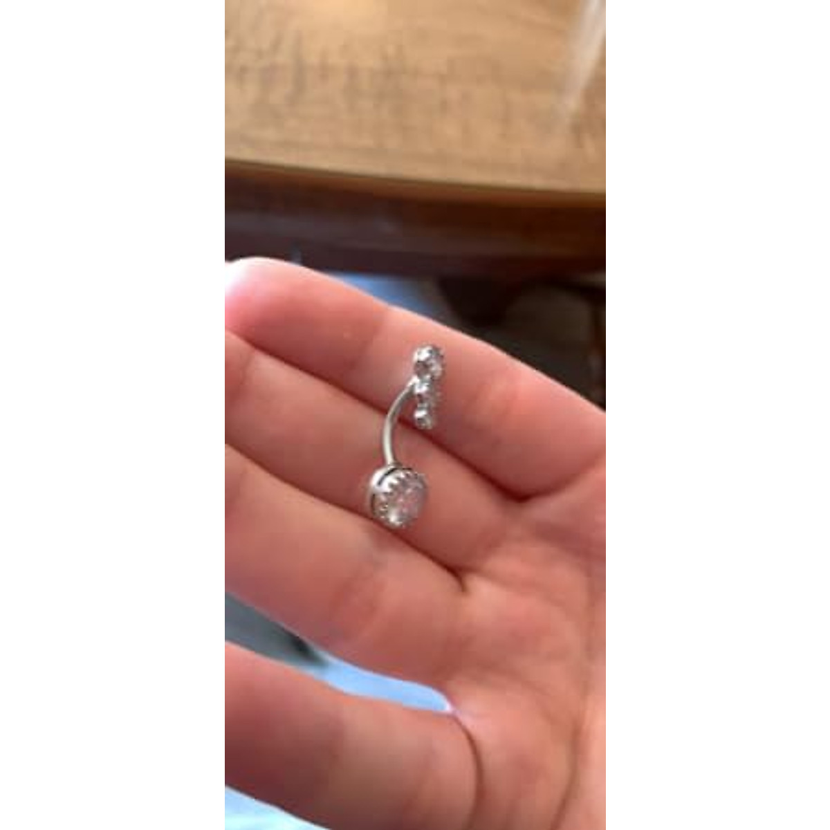 VCMART 14G Belly Button Ring Heart Clear Round Sunflower Diamond Opal Belly Button Rings Surgical Steel Diamond Belly Rings for Women Navel Rings Navel Piercing Jewelry Belly Button Piercing Jewelry