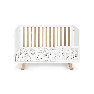 Suite Bebe Livia Convertible Crib in White & Natural