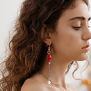 CHGCRAFT 100pcs Stainless Steel Jump Rings Vacuum Plating Jump Rings Rainbow Color Finger Jump Rings for Bracelet Earrings Necklace Jewelry Making, 5x0.8mm