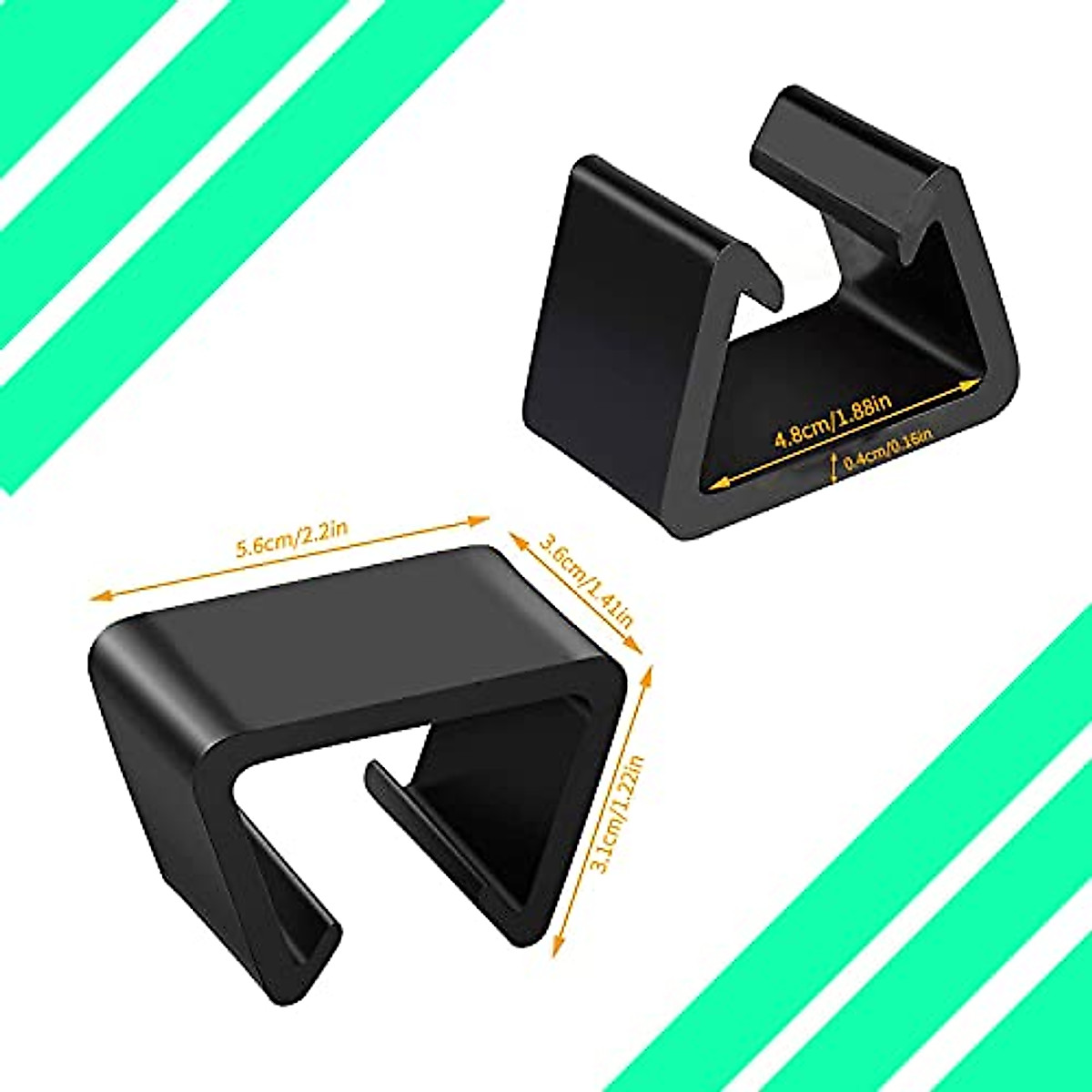 8 PCS Outdoor Furniture Clips, Sofa Wicker Sectional Patio Furniture Clips, Wicker Chair Fastener, Wicker Furniture Clamps Connectors, Connect Sectional Module Outdoor Couch Patio Furniture