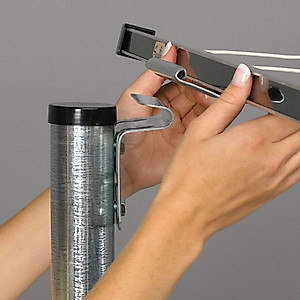 Household Essentials 17145-1 Retractable Clothesline 5-Line Dryer | Indoor or Outdoor Use | Hang Wet or Dry Laundry