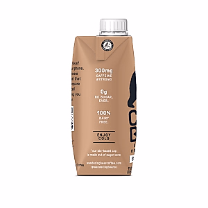 Wandering Bear Organic Straight Black Cold Brew Coffee On-the-Go, Iced Coffee, 11 fl oz, 1 pack - Extra Strong, Smooth, Organic, Unsweetened, Shelf-Stable, Ready to Drink, Cold Coffee, Cold Brewed Coffee