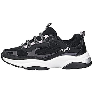 Ryka Women's Noriko Walking Shoe Black Exotic 7 M