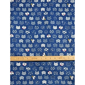 8Pcs Cute Animal Cats Fabirc Fat Quarters Cotton Fabric Bundles,for Quilting,Sewing and DIY Crafts,18 x 22 inches. …