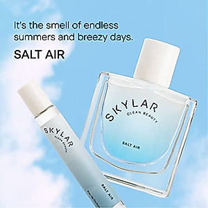 Skylar Salt Air Eau de Parfum - Hypoallergenic & Clean Perfume for Women & Men, Vegan & Safe for Sensitive Skin - Fresh Perfume with Notes of Driftwood, Sea Salt & Seaweed - 10mL /0.33 Fl oz