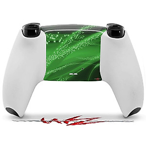 WraptorSkinz Skin Wrap compatible with Sony PS5 DualSense Controller Mystic Vortex Green (CONTROLLER NOT INCLUDED)