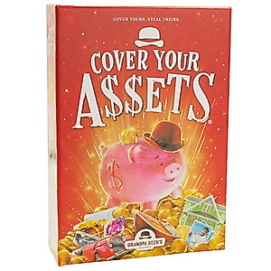 Grandpa Beck's Games Cover Your Assets | from The Creators of Skull King | Easy to Learn and Outrageously Fun for Kids, Teens, & Adults Alike | 2-6 Players Ages 7+