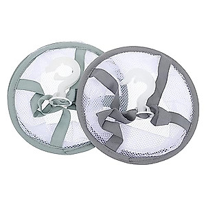 Alipis 2pcs Powder Puff Clothes Basket Collapsible Laundry Drying Rack Foldable Laundry Rack Makeup Sponge Laundry Drying Rack Collapsible Hanging Drying Net Makeup Puff Drying Storage