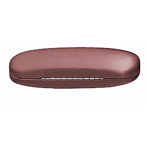LLK SEVEN DREAMS INC Eye Glasses Case Hard Case Clam Shell Eyeglass Case With Soft Inner Lining Great As An Eye Glass Carry Case 52052 (Purple)