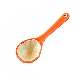 Pumpkin Cup Ceramic Mug Water Cup for Coffee and Tea Ceramic Coffee Mug Milk Cup Breakfast Oatmeal Mug Halloween Decoration(L-Spoon)