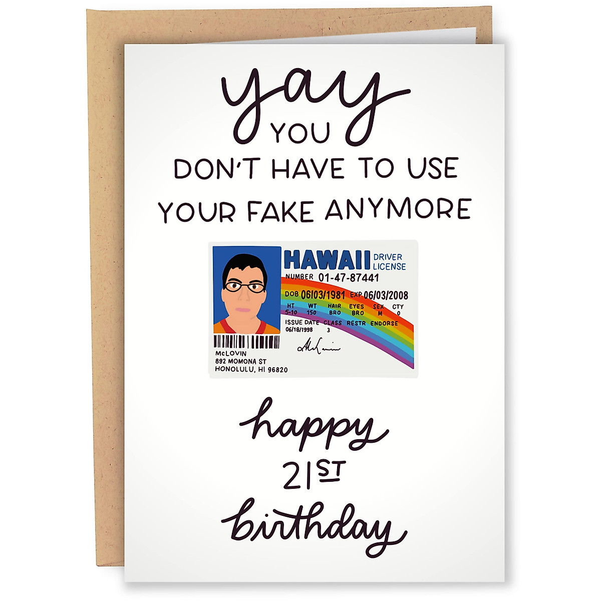 Sleazy Greetings 21st Birthday Card For Her | 21st Funny College Birthday Card | 21 Bday Card For Best Friend