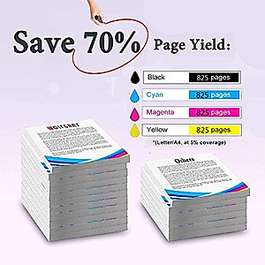 Compatible 902XL Ink Cartridge Replacement for HP 902XL 902 XL Use with HP OfficeJet Pro 6968 6978 6962 6958 6970 6960 6979 6975 6950 6951 6954 Printers (1 Black 1 Cyan 1 Magenta 1 Yellow -1 Set)