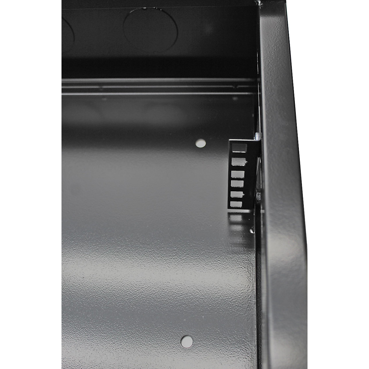 Electriduct 2U Wall Mount Rack Enclosure Network Cabinet Solid Door Black Powder Coated Steel with Lock