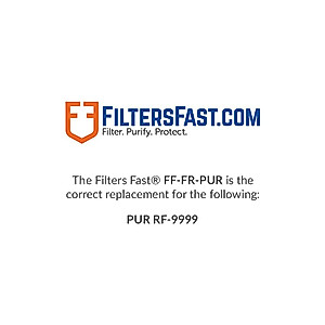 Filters Fast FF-FR-PUR Compatible Replacement for PUR RF-9999 Faucet Water Filter Kitchen Tap Water Mount Filter, 3-Pack