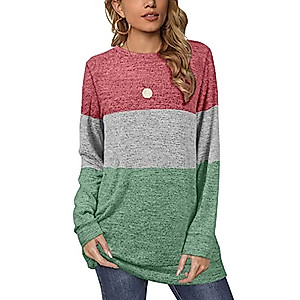 OFEEFAN Womens Fall Clothes Oversized Casual Tunic Tops To Wear with Leggings XXL