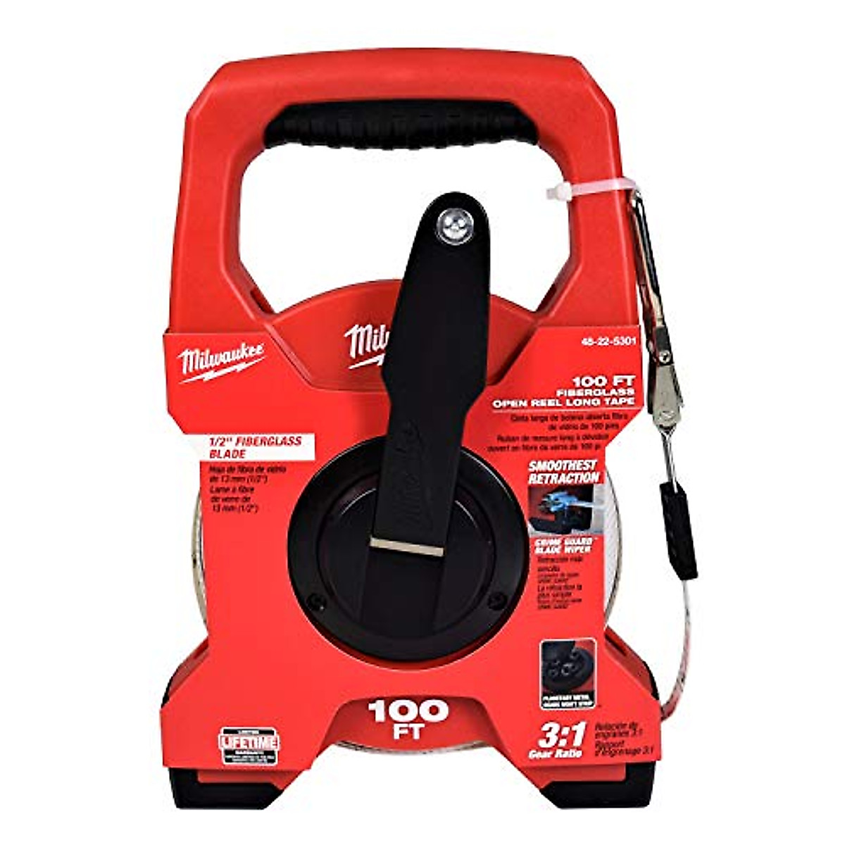 Milwaukee 48-22-5301 100FT Fiberglass Open Reel Long Tape