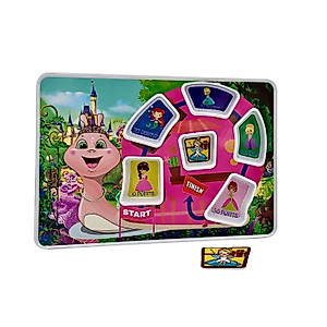 K'ONIJO Fun Picky Eaters Maze Plate Adventure: Unlock New Tastes, Follow the Path to the Hidden Treat! Fairy Princess Themed