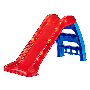 Little Tikes Light-Up First Slide for Kids Indoors/Outdoors , Red
