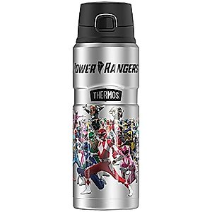 Power Rangers Ranger Overload THERMOS STAINLESS KING Stainless Steel Drink Bottle, Vacuum insulated & Double Wall, 24oz