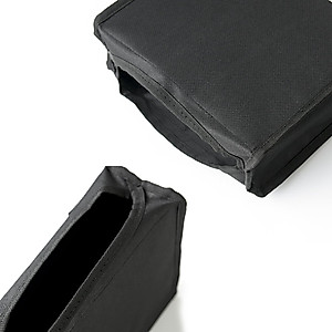 Fogfar 1 PC Car Garbage Bag, Truck-Mounted Waste Bin, Waterproof Car Trash Bin, Automotive Interior Accessory, Multi-Purpose Portable Rubbish Organizer (Black)