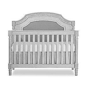 Evolur Julienne 5 in 1 Convertible Crib, Antique Grey Mist 55.5x31.2x51.5 Inch (Pack of 1)