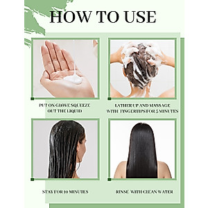 Black Hair Shampoo, Good Applicability White Hair Removal Dye Hair Coloring Shampoo Instant Hair Dye Shampoo for Men and Women 250ml (250mL)