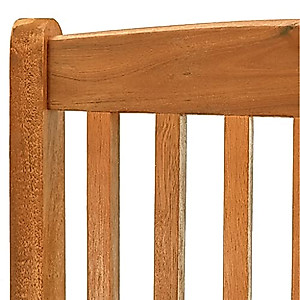 vidaXL Folding Garden Chairs 4 pcs Solid Eucalyptus Wood