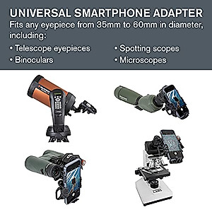 Celestron NexStar 4 SE Telescope with NexYZ 3-Axis Universal Smartphone Adapter